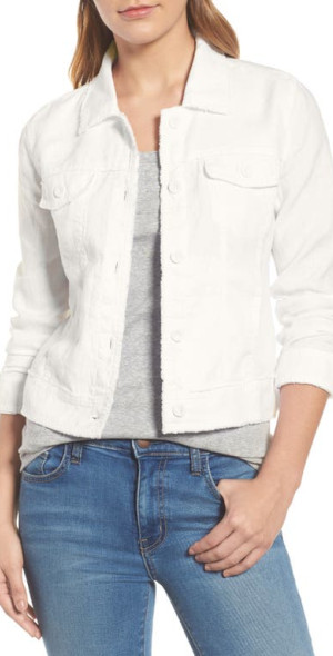 Tommy Bahama - Two Palms Linen Raw Edge Jacket in White