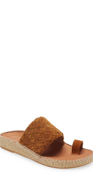 Toni Pons - Betsy Toe Loop Sandal in Cuiro Tan Suede at Nordstrom