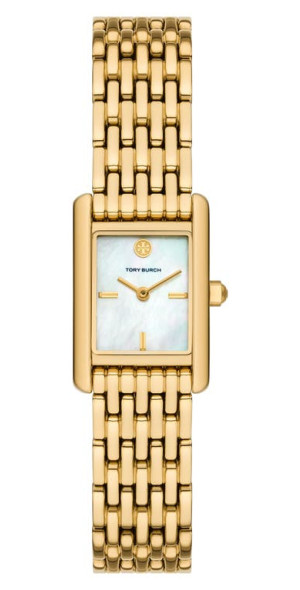 Tory Burch - The Mini Eleanor Bracelet Watch, 19mm x 28mm in Gold at ...