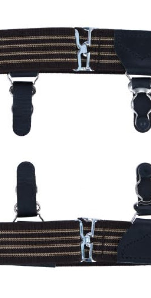 Trafalgar - Sutton Double Grip Sock Garters in Brown at Nordstrom