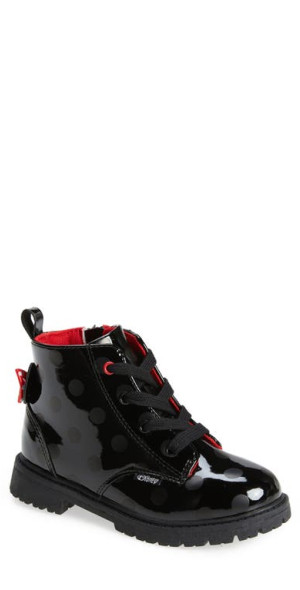 Tucker + Tate - Tucker + Tate Kids' Minnie Mouse Combat Boot in Black