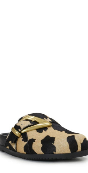 Vince Camuto - Jayden Genuine Calf Hair Clog in Cow Print at Nordstrom