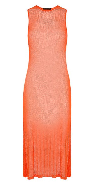 ViX Swimwear - Sheer Cover-Up Maxi Dress in Orange