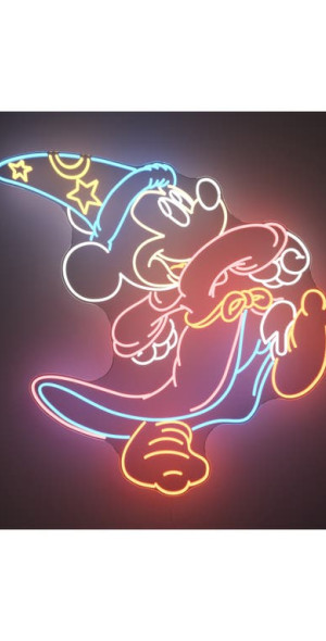 Yellowpop - x Disney 'Fantasia' Mickey Sorcerer LED Neon Sign at Nordstrom