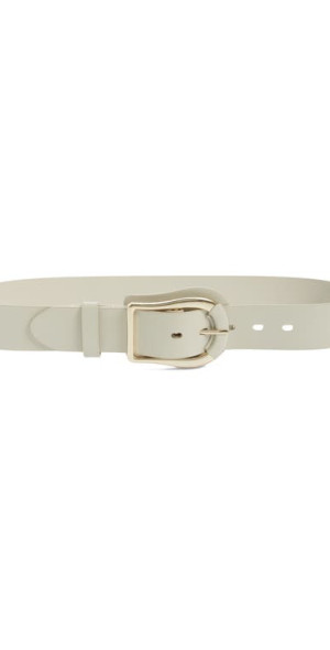 Zimmermann - Stargazer Wide Leather Belt in Ecru at Nordstrom