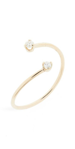 Zoë Chicco - Thin Open Bypass Ring in Yellow Gold at Nordstrom