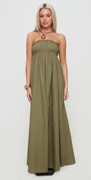 Princess Polly - Isannah Maxi Dress Sage