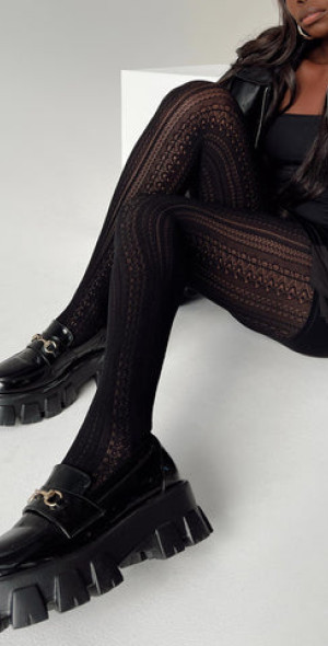 Princess Polly - Jack Stockings Black