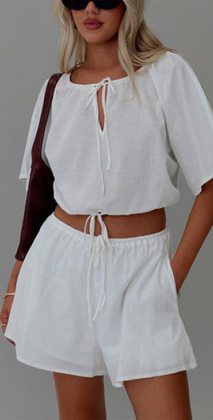 Princess Polly - Patty Set White