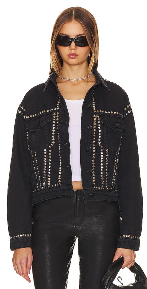ALLSAINTS - Bella Stud Denim Jacket