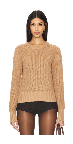 Autumn Cashmere - Exposed Seam Shaker Crew