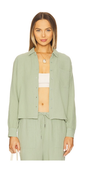 Bobi - Cropped Button Up Shirt