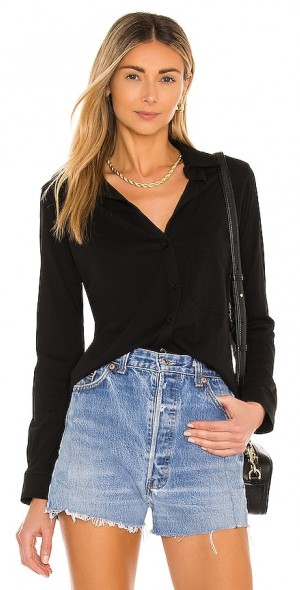 Bobi - Light Weight Jersey Button Up