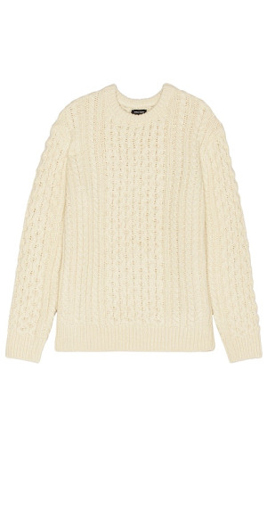 Brixton - Classic Fisherman's Cable Knit Sweater