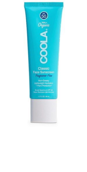 COOLA - Fragrance Free Classic Organic Face Sunscreen Lotion SPF 50