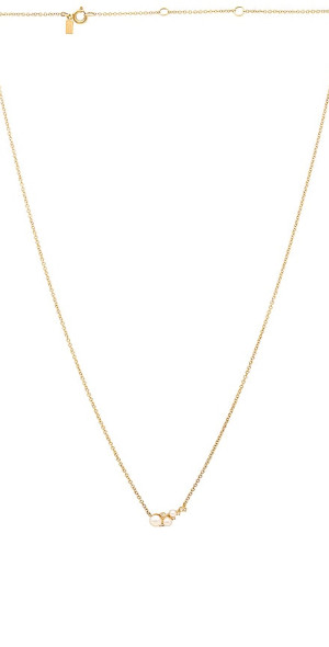 EF COLLECTION - Diamond And Pearl Necklace