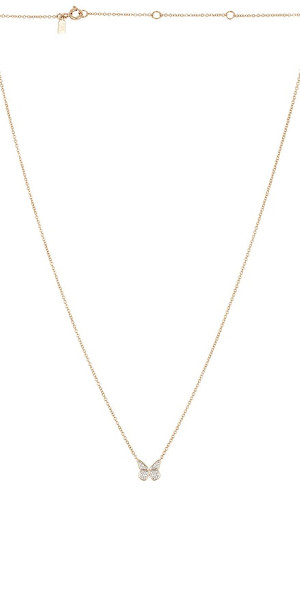 EF COLLECTION - Diamond Flutter Necklace
