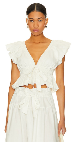 Free People - Bring The Bubble Top In Ivory