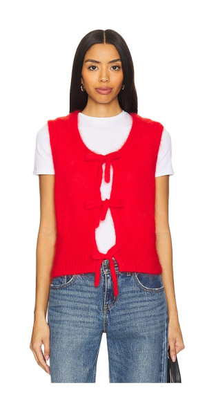 Ganni - Light Mohair Tie String Vest