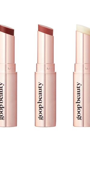 Goop - genes Clean Nourishing Lip Balm Trio, Rose + Garnet