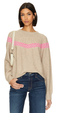 JUMPER 1234 - Stripe Crew Sweater