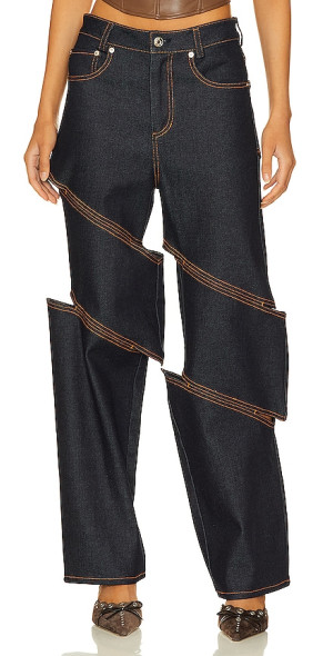 LEJE - Double Slash Wide Leg