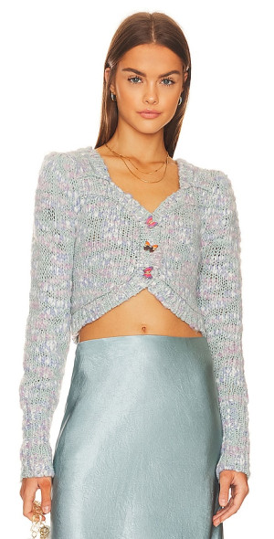 LoveShackFancy - Saundria Crop Cardigan