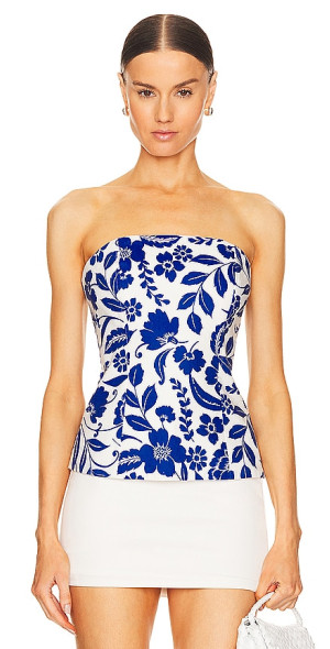 MILLY - Flowers Of Spain Linen Top