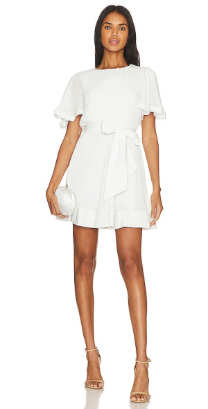 MILLY - Lumi Pleated Mini Dress