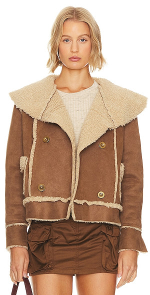 NSF - Hazel Faux Shearling Coat