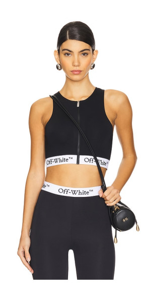 OFF-WHITE - Logoband Zipped Rowing Top