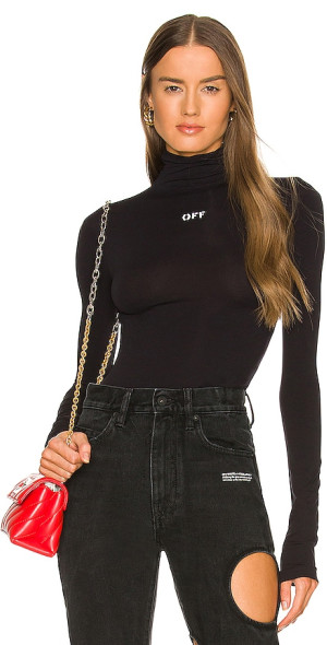 OFF-WHITE - Long Sleeve Second Skin Turtleneck