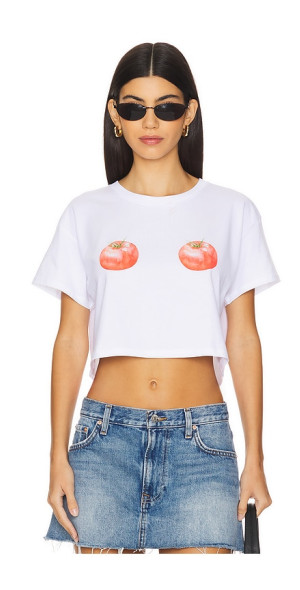 Polychrome Goods - Ripened Tomatoes Crop Top