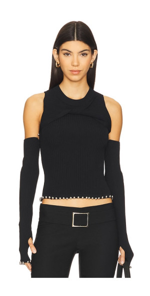 PRIVATE POLICY - Twist Front Knit Top