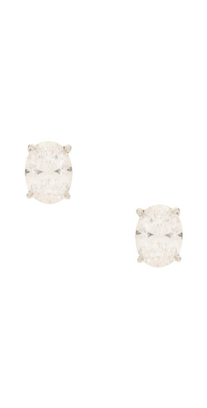 SHASHI - Oval Solitaire Stud
