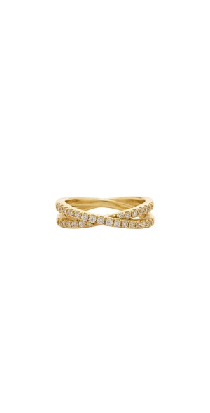 SHASHI - Staci Double Pave Ring