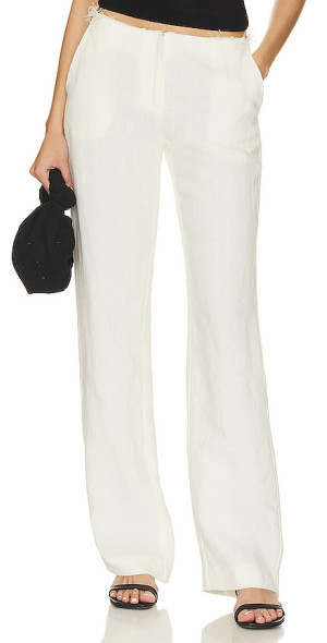 St. Agni - Low Waist Undone Edge Pants