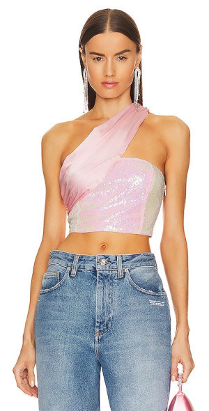 superdown - Gea Asymmetrical Crop Top