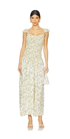 SWF - Cap Sleeve Mottled Max Dress