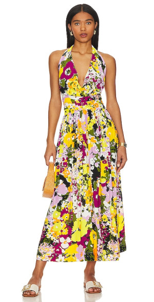 SWF - Cowl Neck Midi Dress