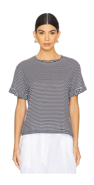 Theory - Boxy Rolled Tee