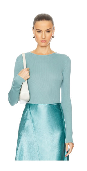 Vince - Rib Long Sleeve Crew