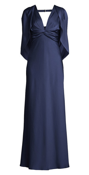 Aidan Mattox - Women's Satin Cowl Back Gown