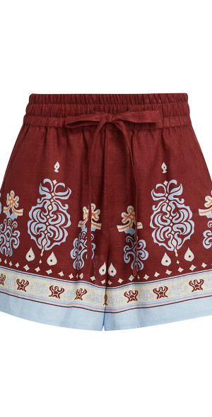 A.L.C. - Women's Emmett Linen Brocade Shorts