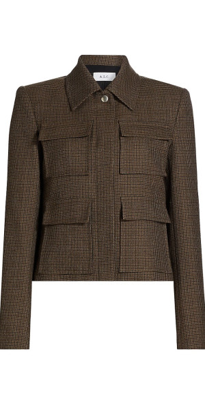 A.L.C. - Women's Nora Wool Plaid Jacket