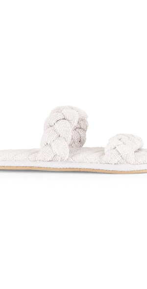 Barefoot Dreams - Women's Towel Terry Braided Slippers