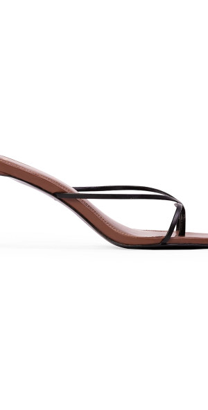 Black Suede Studio - Women's Jade 65MM Leather Sandals