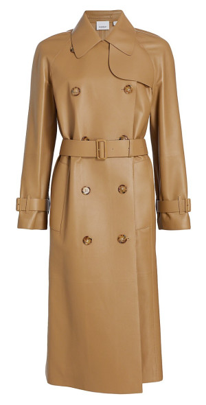 Burberry - Women's Waterloo Leather Trench Coat