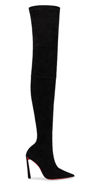 Christian Louboutin - Women's Condora Botta Alta 100MM Over the Knee Boots