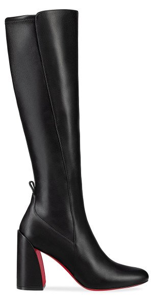 Christian Louboutin - Women's Jane Botta 85MM Calf Leather Knee High Boots
